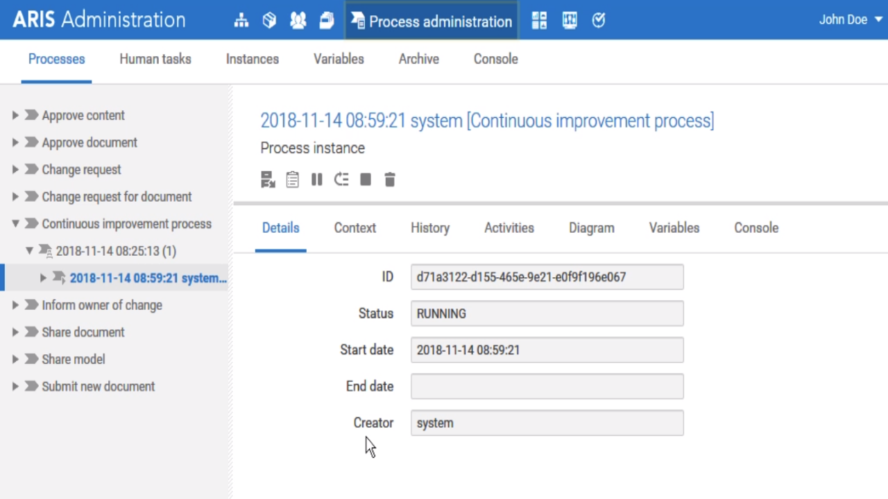 Aris Architect Administration Tab Versus Aris Administration Aris Bpm